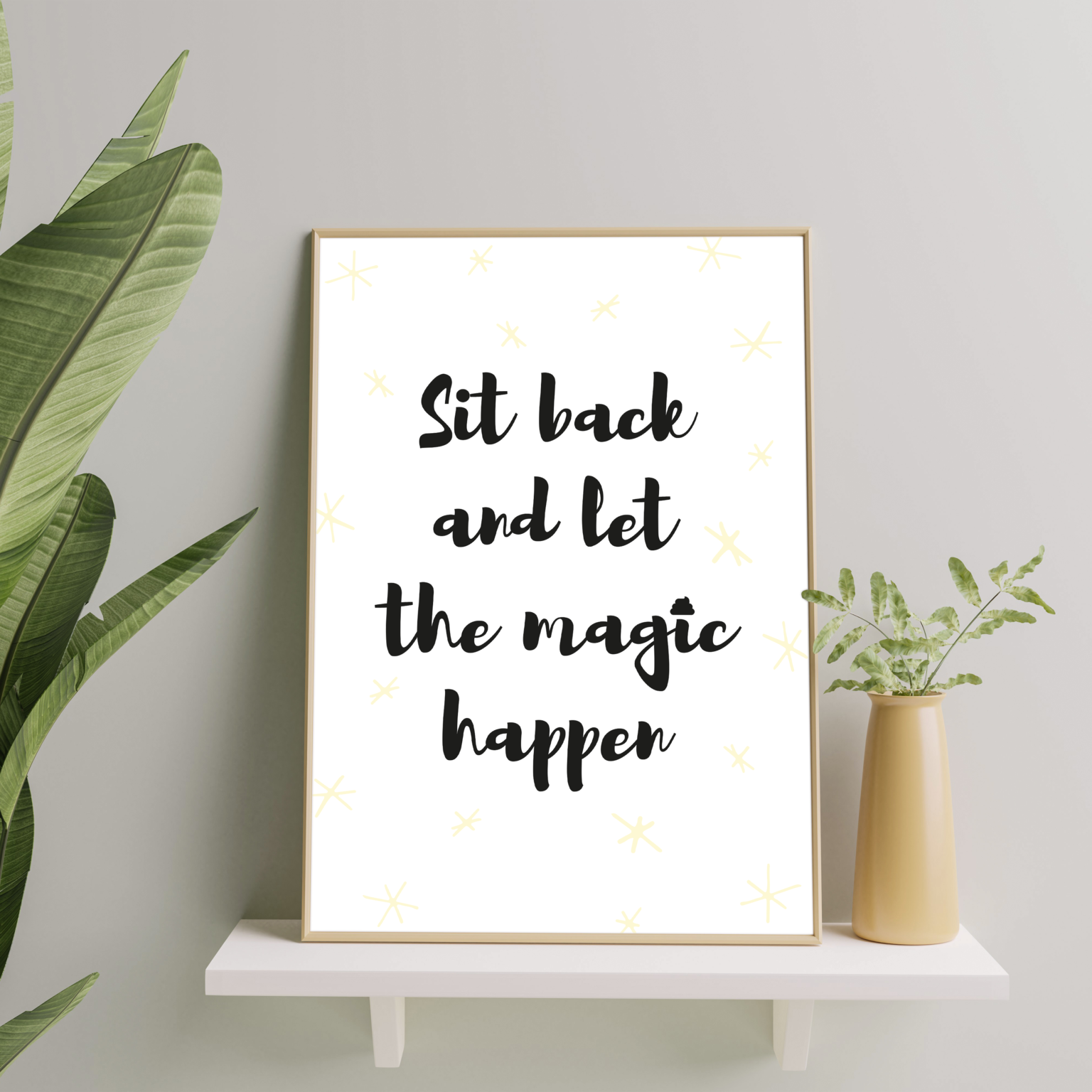 Poster - Sit back | Wallll | Snelle Levering Aan Huis