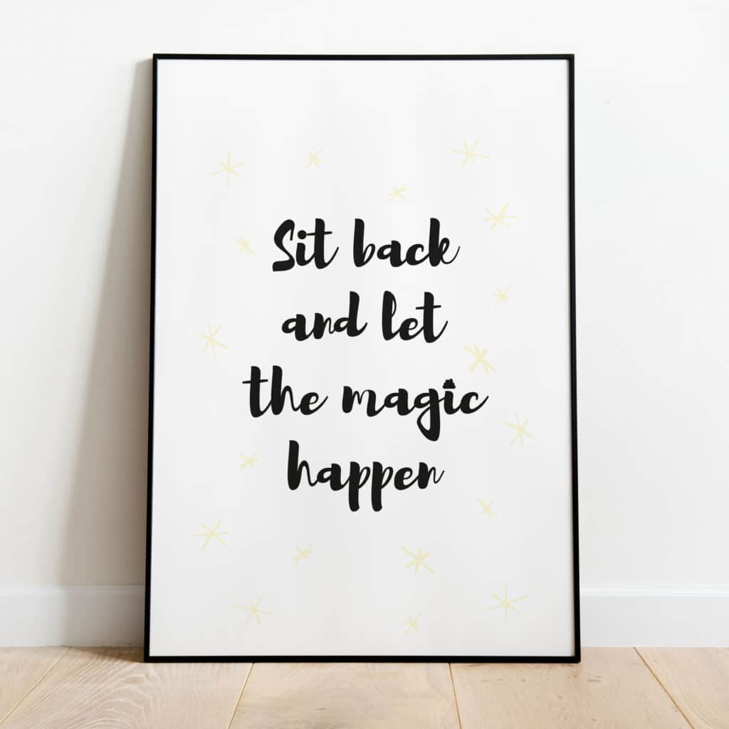 Poster - Sit back | Wallll | Snelle Levering Aan Huis