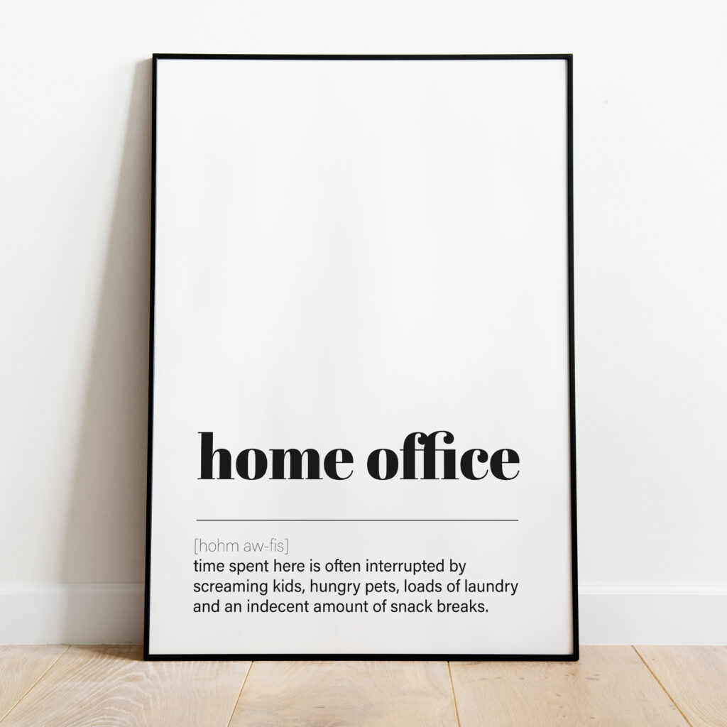 Poster - Home Office | Wallll - Keuken posters - Snelle Levering