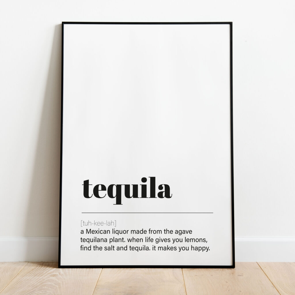 Poster - Tequila | Wallll - Keuken posters - Snelle Levering