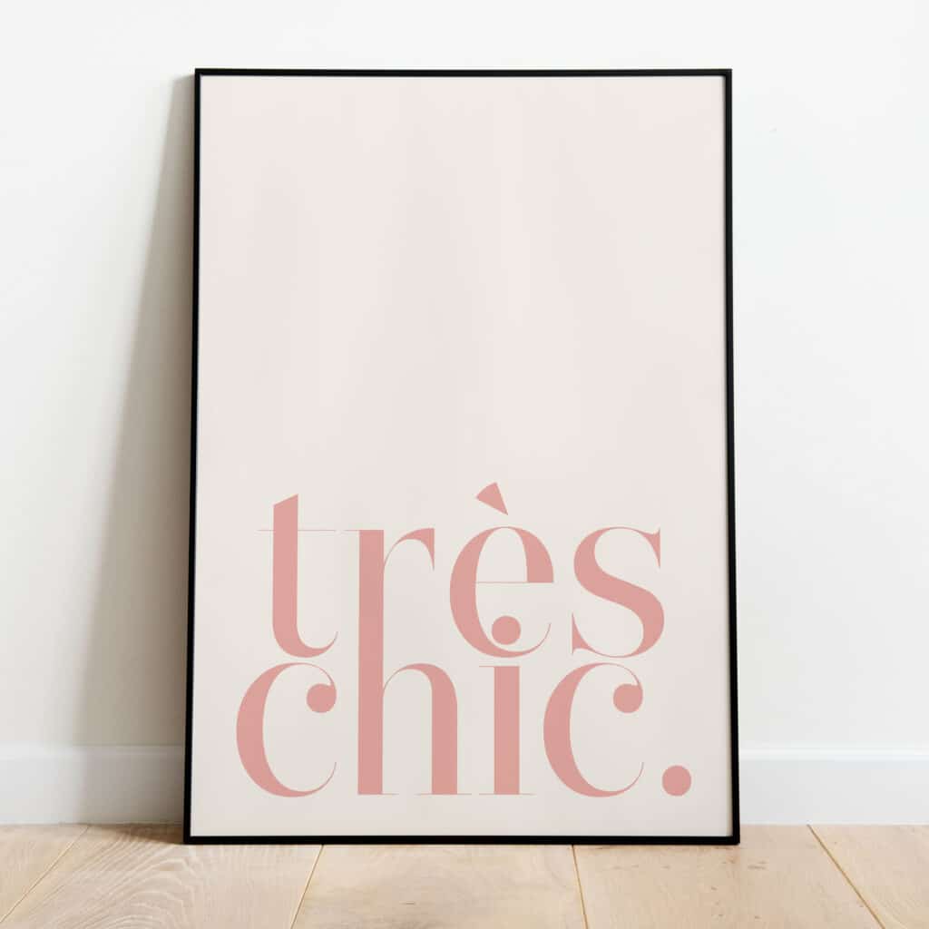 Poster - Très chic | Wallll | Home poster | Snelle levering