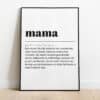 Poster - Mama | Wallll - Woordenboek posters - Snelle Levering