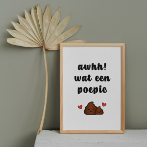 Poster - Poepie | Wallll | wc posters