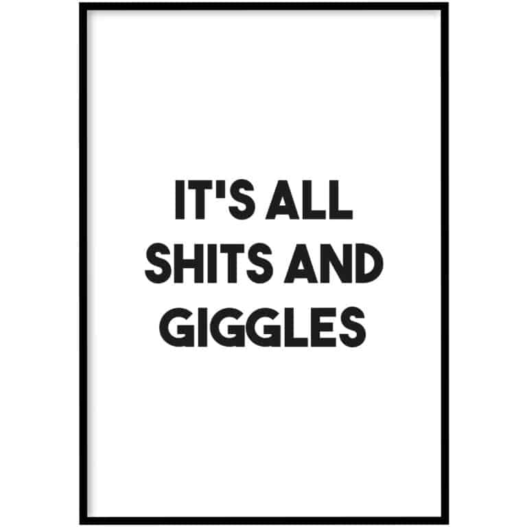 Grappige wc posters | De leukste wc posters met humor